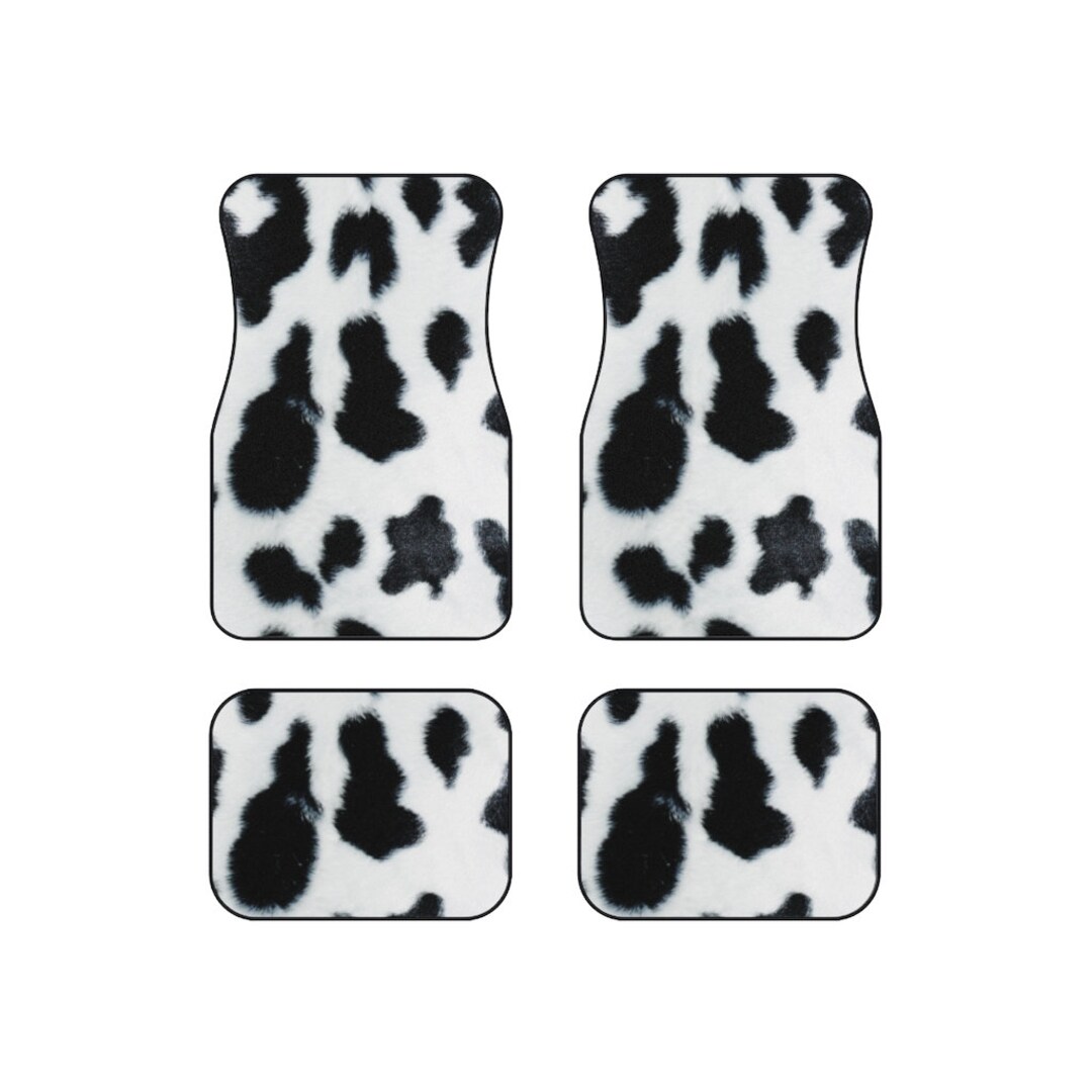 Car Floor Mats for Car Cow Print Car Mats, Animal Print Floor Mats for ...