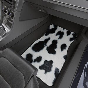Car Floor Mats for Car Cow Print Car Mats, Animal Print Floor Mats for ...