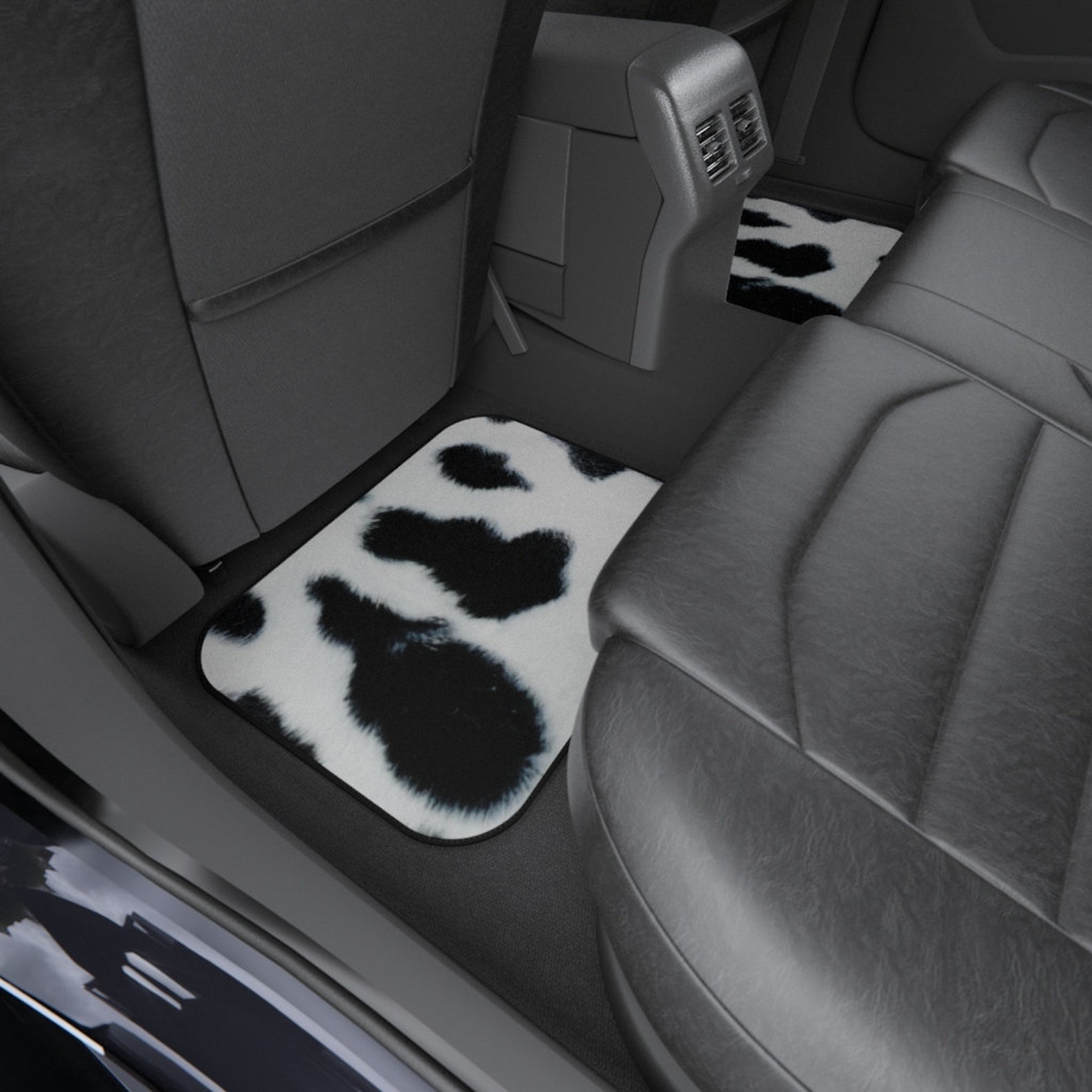 Car Floor Mats for Car Cow Print Car Mats, Animal Print Floor Mats for ...