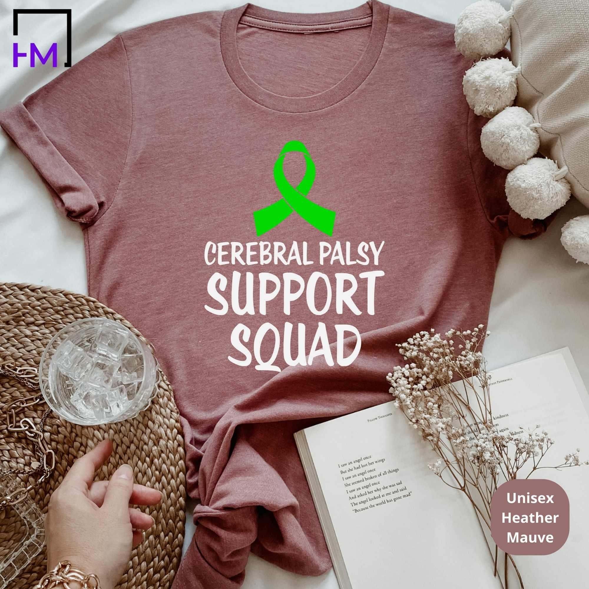 Cerebral Palsy Support Squad Shirt Motivational Shirt - Etsy