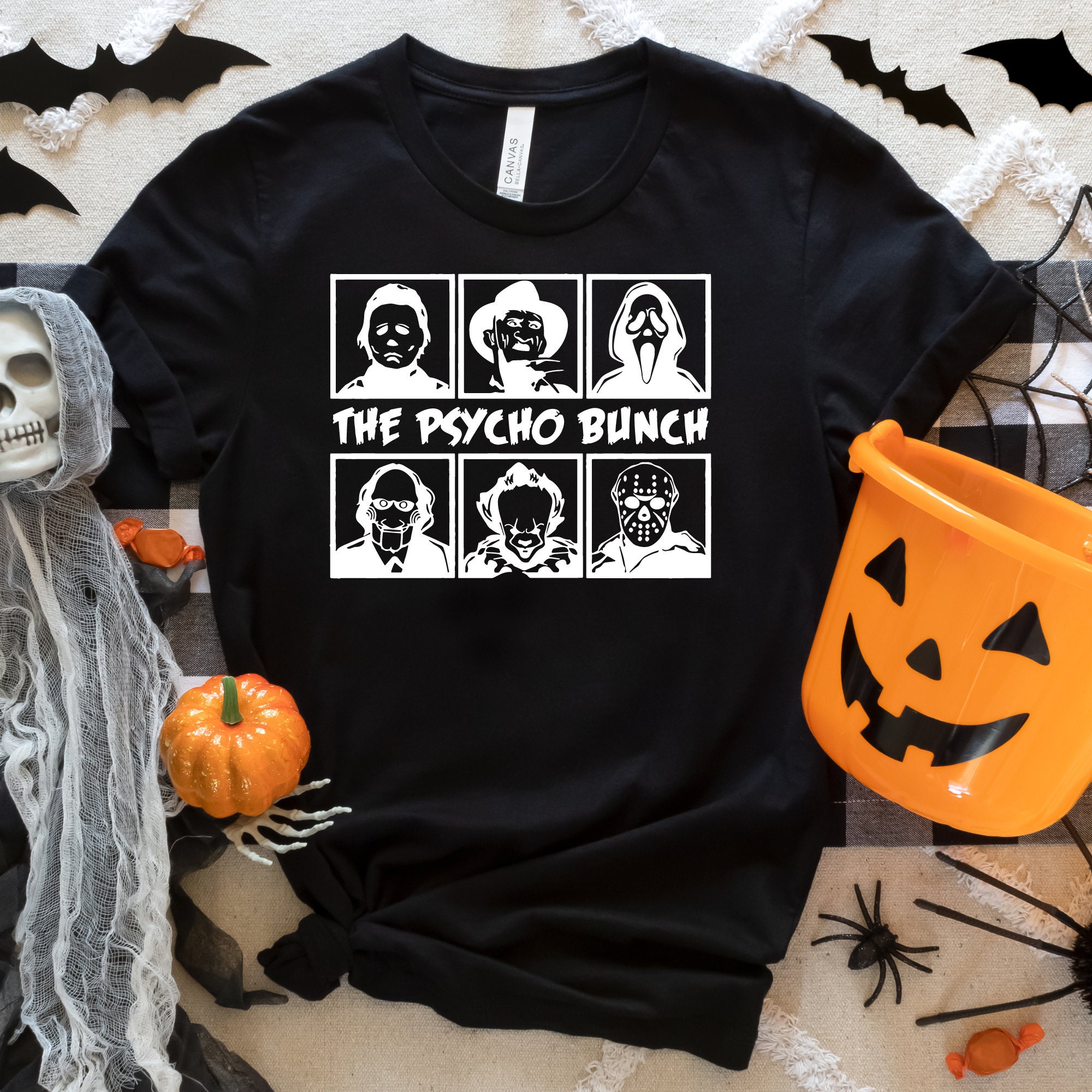 Horror Shirt Horror Characters T-shirt Halloween Sweatshirt - Etsy