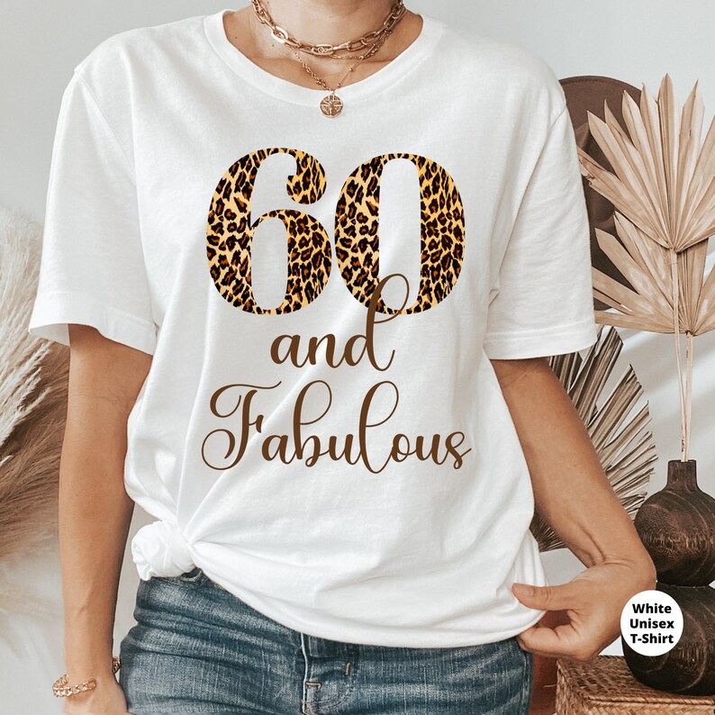 60th Birthday Shirt Sixty And Fabulous Birthday Crew 60th Etsy