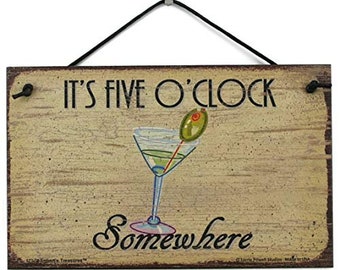 Martini Glass Clock | Etsy