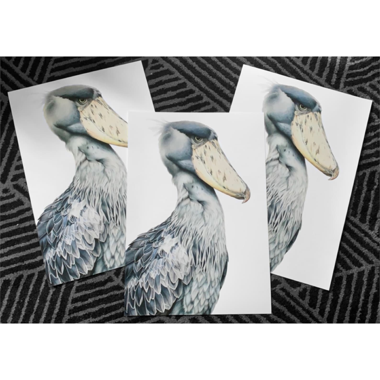 Shoebill Illustration Fine Art Giclee Print Unframed - Etsy