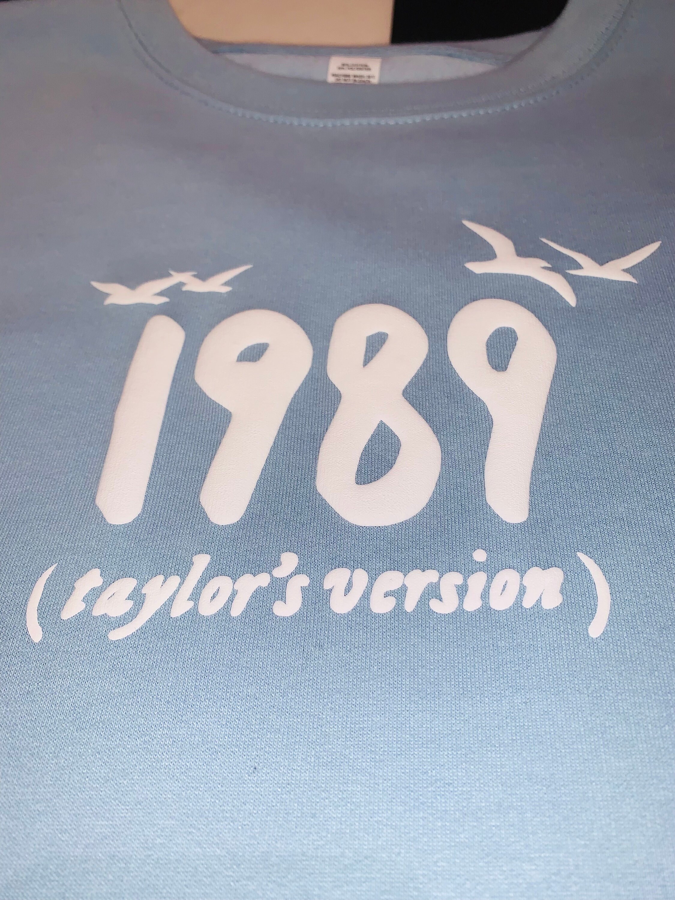 1989 Taylor Swift Jumper 3D Puff Style Sweatshirt Swiftiemerch ...