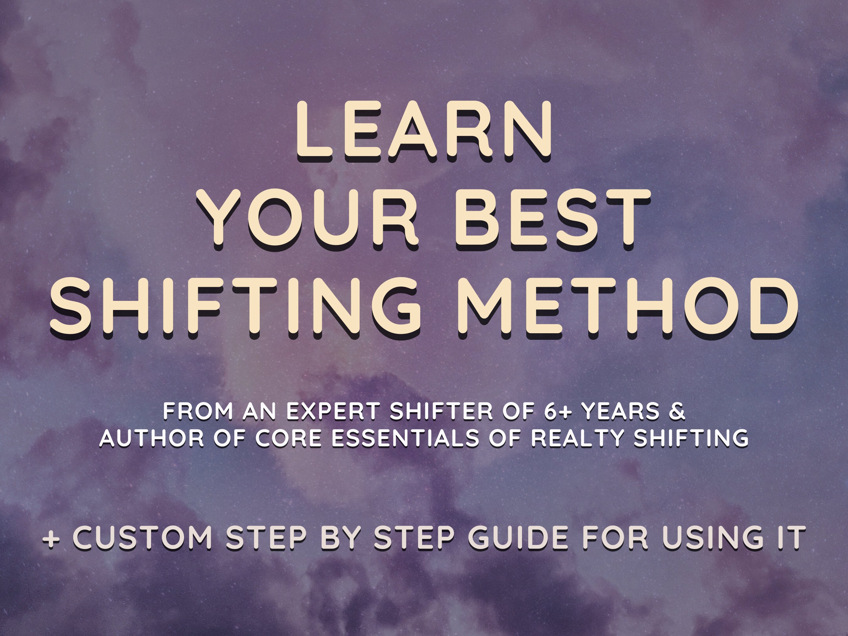 Learn Your Best Shifting Method From an Expert Shifter of 6+ Years - Etsy