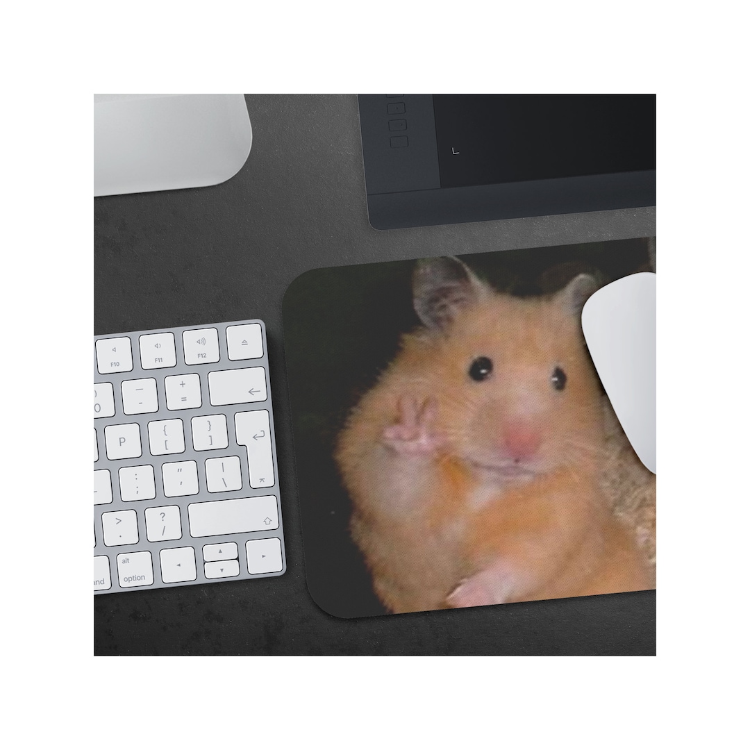Funny Hamster Meme Mousepad PFO cute Mousepad-funny Gift-cute Mousepad ...