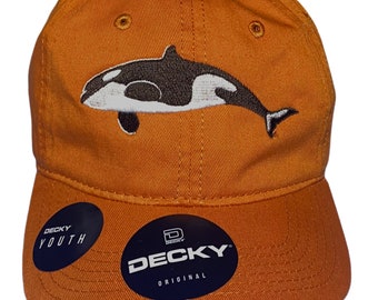 Embroidered Orca Hat - Etsy