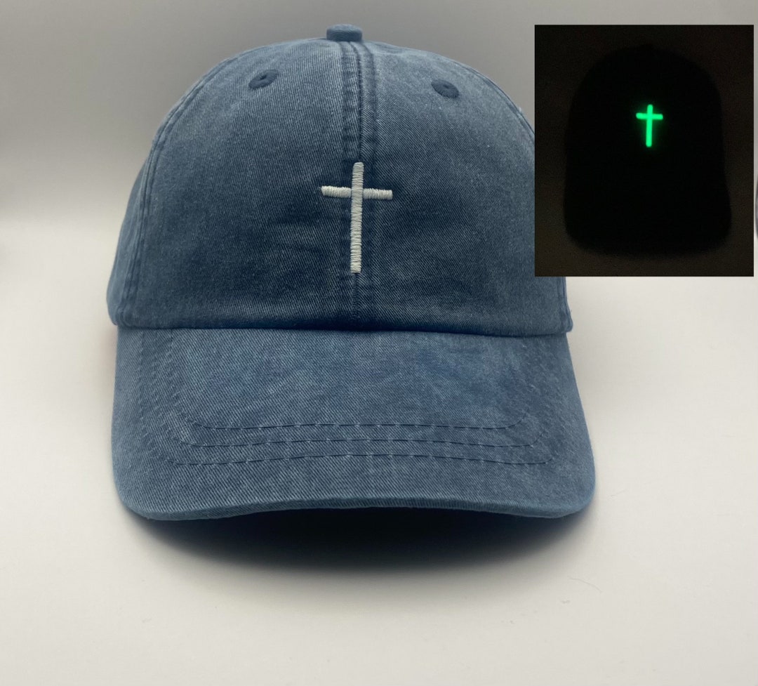Cross Hat, Christian Hat, Religious Hat, Glow in the Dark Hat - Etsy