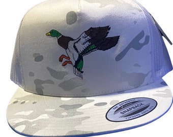 Duck Hunting Hat Duckaholic Hooked on Quack Waterfowl Hat - Etsy