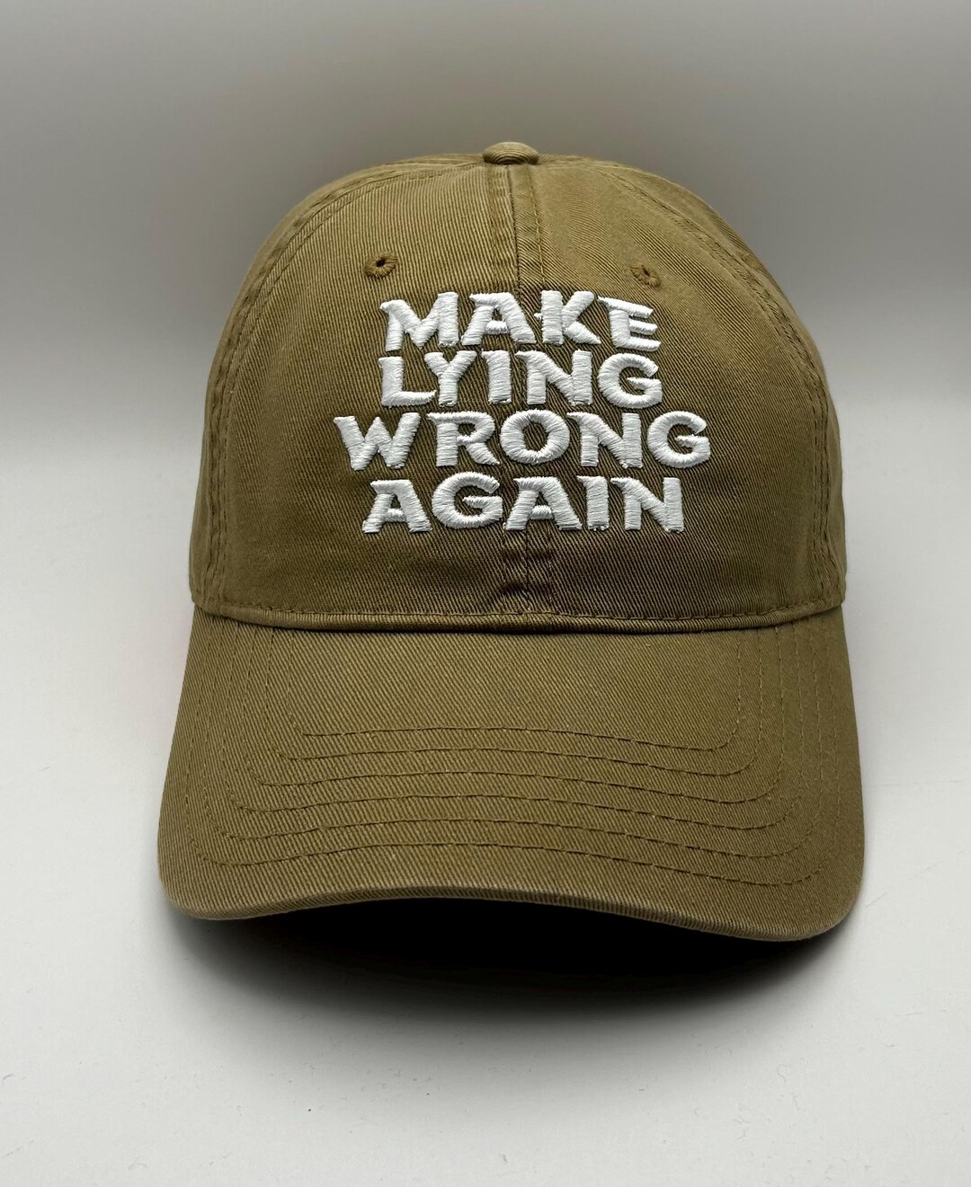 Make Lying Wrong Again Hat - Etsy