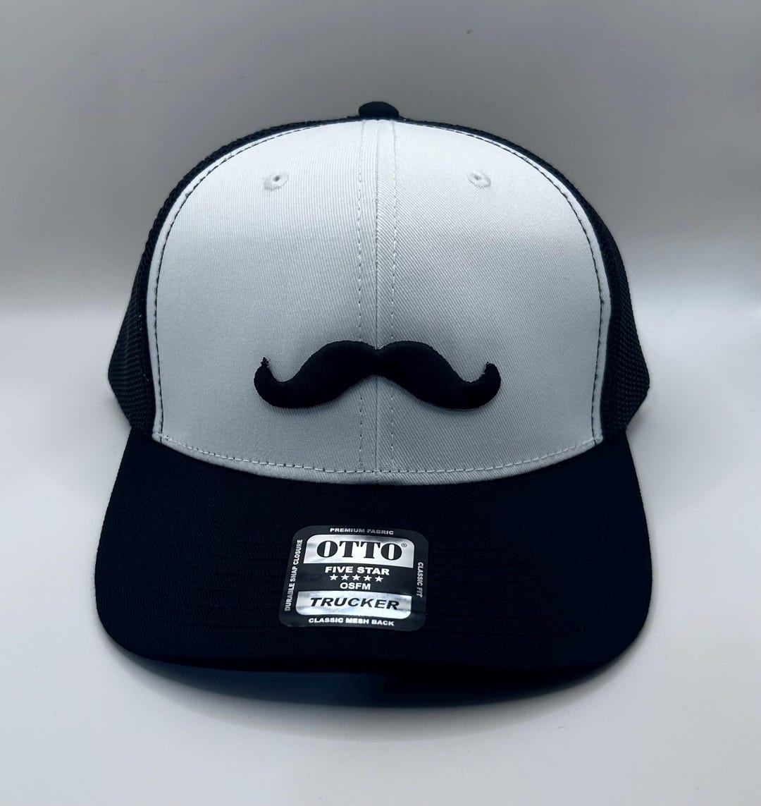 Mustache Hat, 3d Puff Hat - Etsy