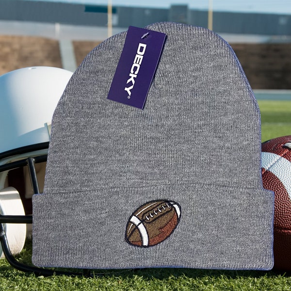 Football Beanie - Etsy
