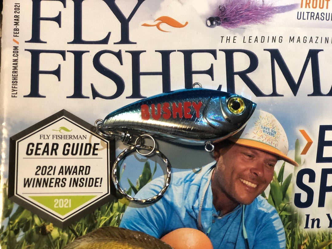 Personalized Fishing Lure Keychain - Etsy