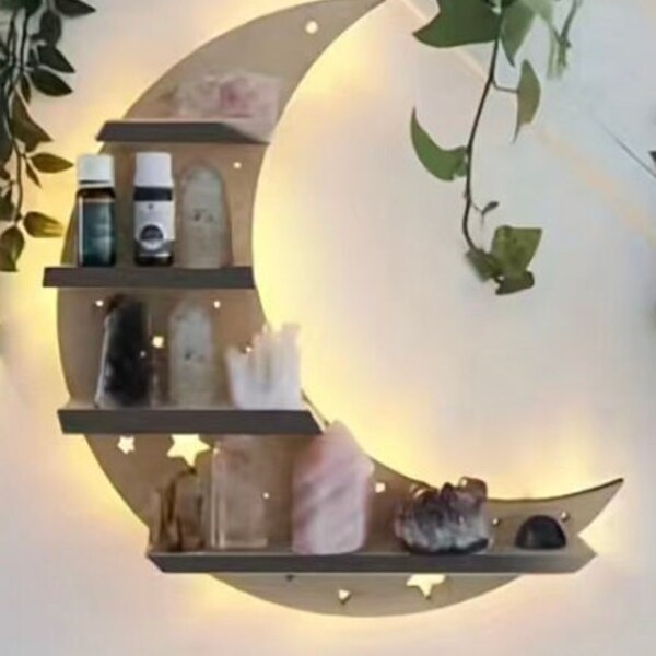 Floating Shelf With Led Lights - Etsy