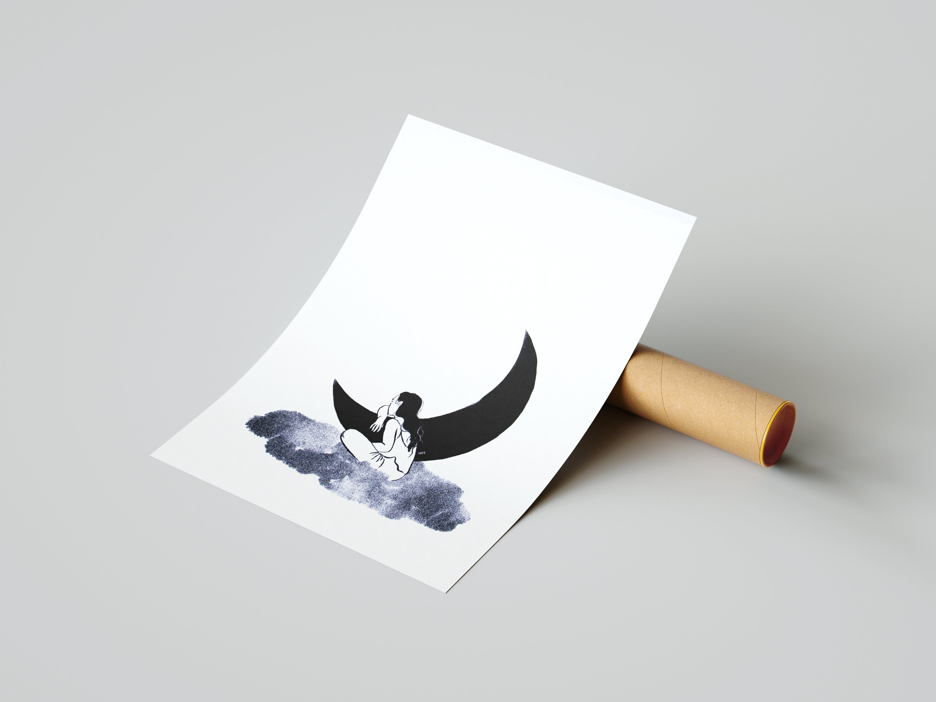 Digital Prints Art & Collectibles Risography Mind illustrated poster ...