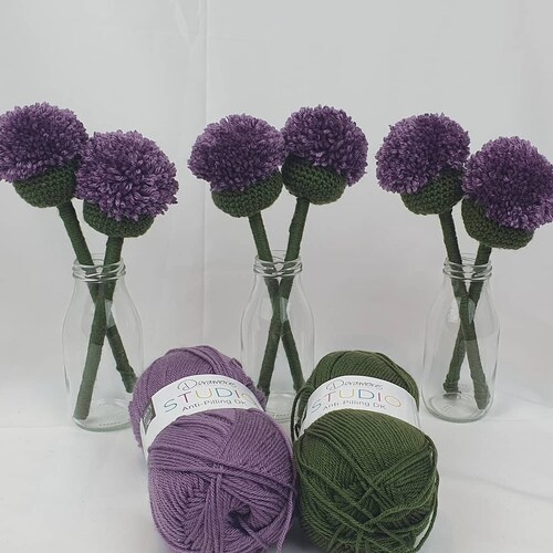 Crochet Thistle Pattern - Etsy