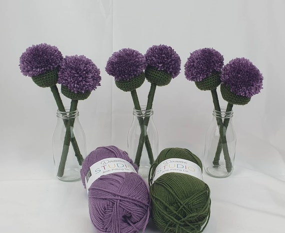 Crochet Thistle Pattern - Etsy