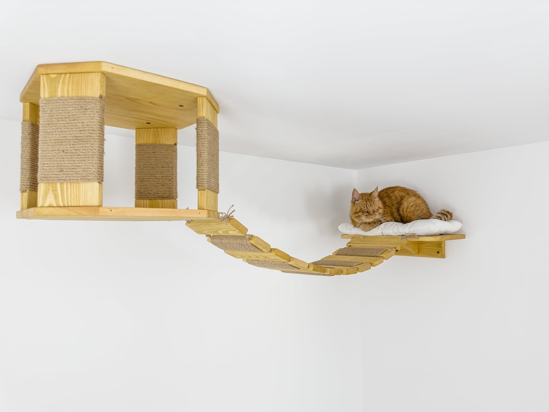Cat Wall Shelf, Cat Wall Bridge, Cat Wall Hammock, Cat Wall Mount, Cat ...