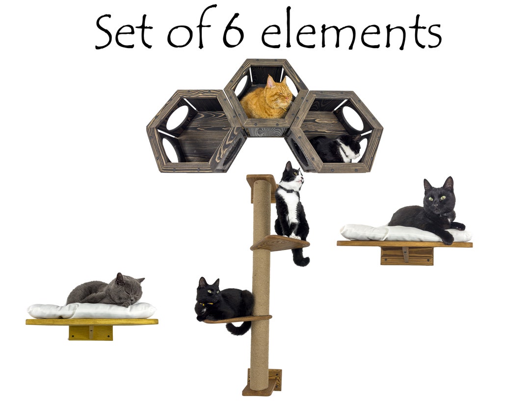 Cat Wall Furniture Cat Wall Shelves Cat Furniture Wall Cat Etsy