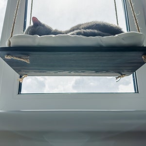 Cat Window Bed, Wood Cat Furniture, Perfect Cat Bed for Window, Best ...