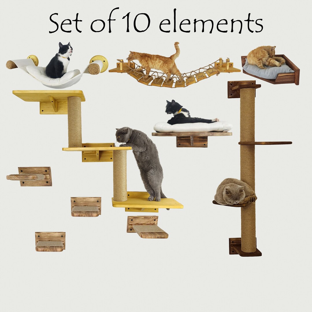 Custom Cat Bridge for Wall 4 Steps Cat Bridge Cat Shelves - Etsy