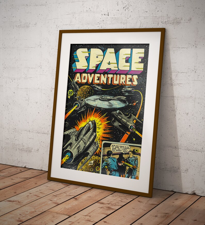 Vintage Comic Posters, Comic Book Posters, Vintage Print, Wall Poster ...