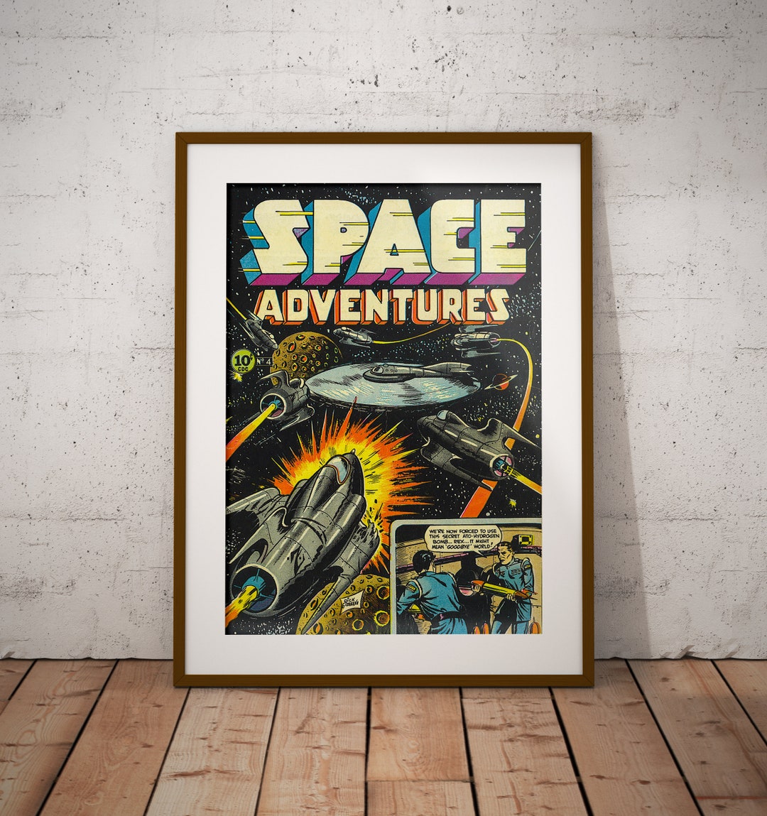 Vintage Comic Posters, Comic Book Posters, Vintage Print, Wall Poster ...