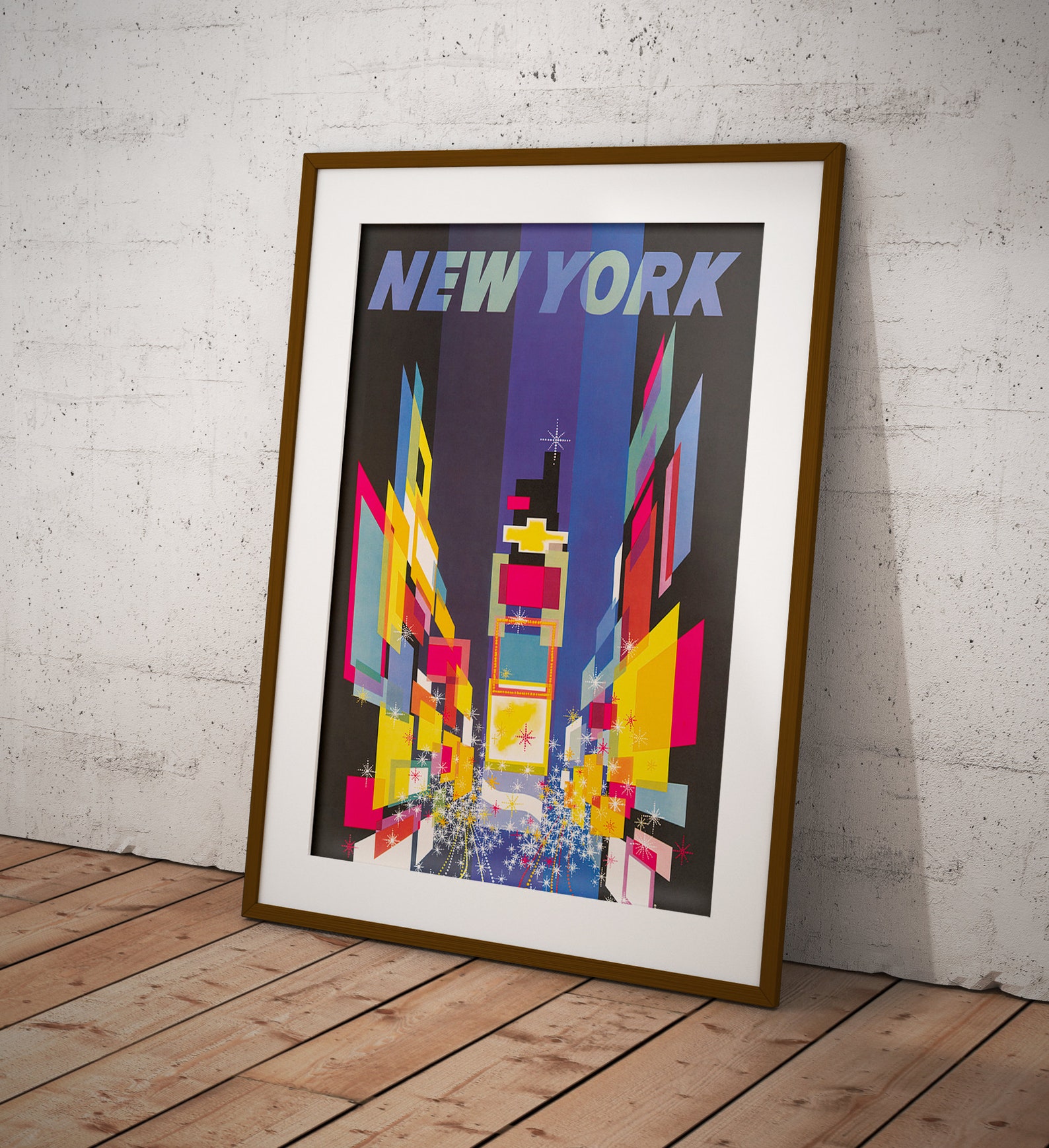 New York Retro Poster, New York 80's Poster, Wall Print, Wall Poster ...
