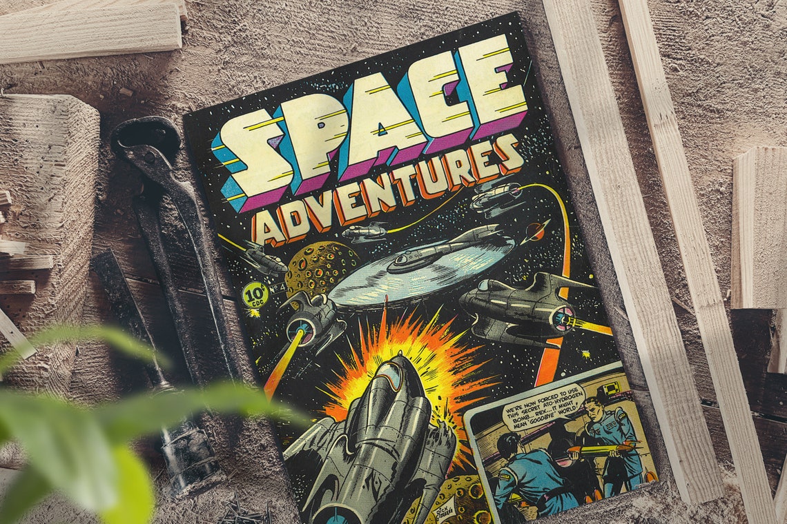Vintage Comic Posters, Comic Book Posters, Vintage Print, Wall Poster ...