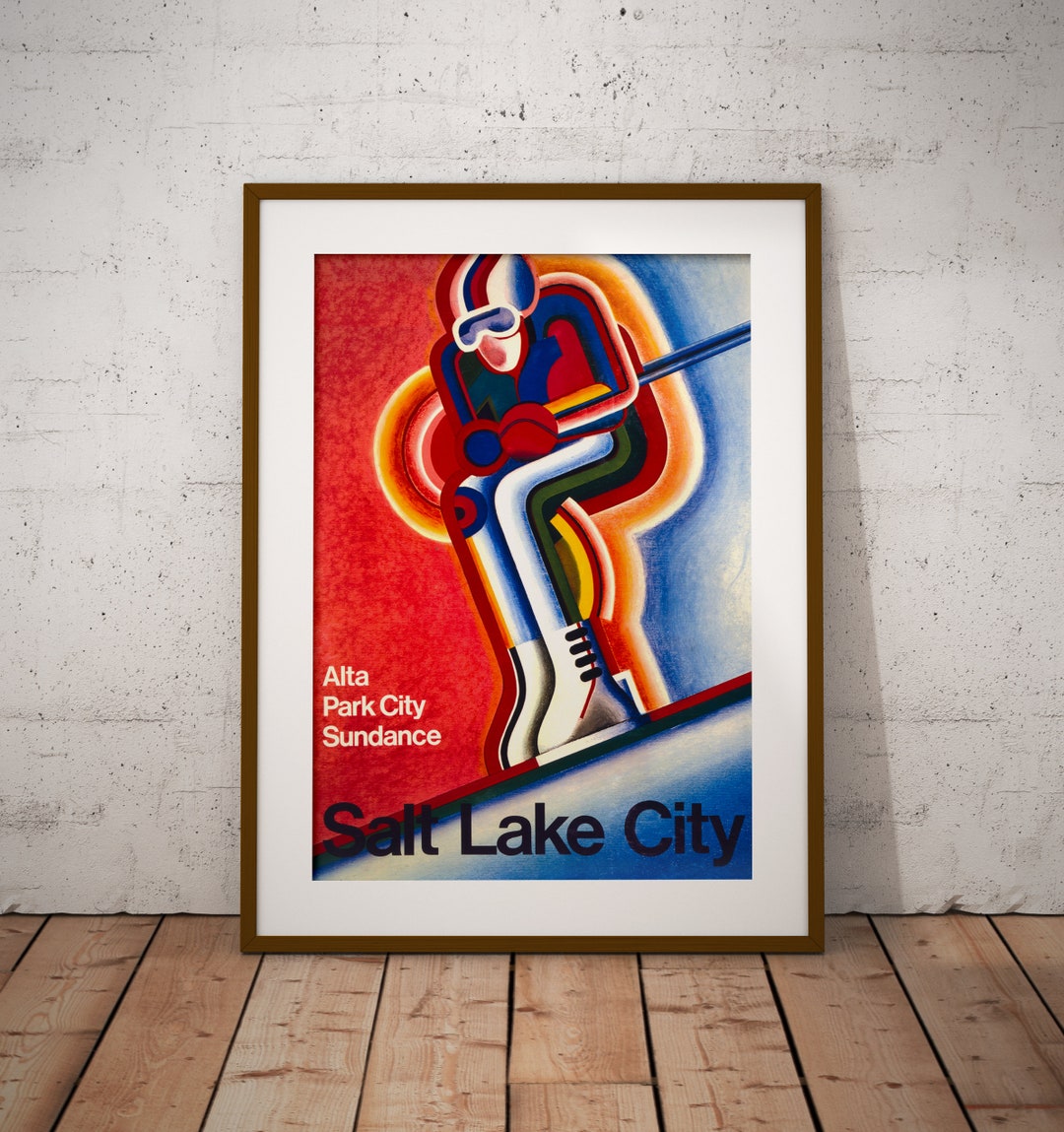 Sundance Vintage Print, Travel Poster, Wall Decor, Wall Poster, Retro ...