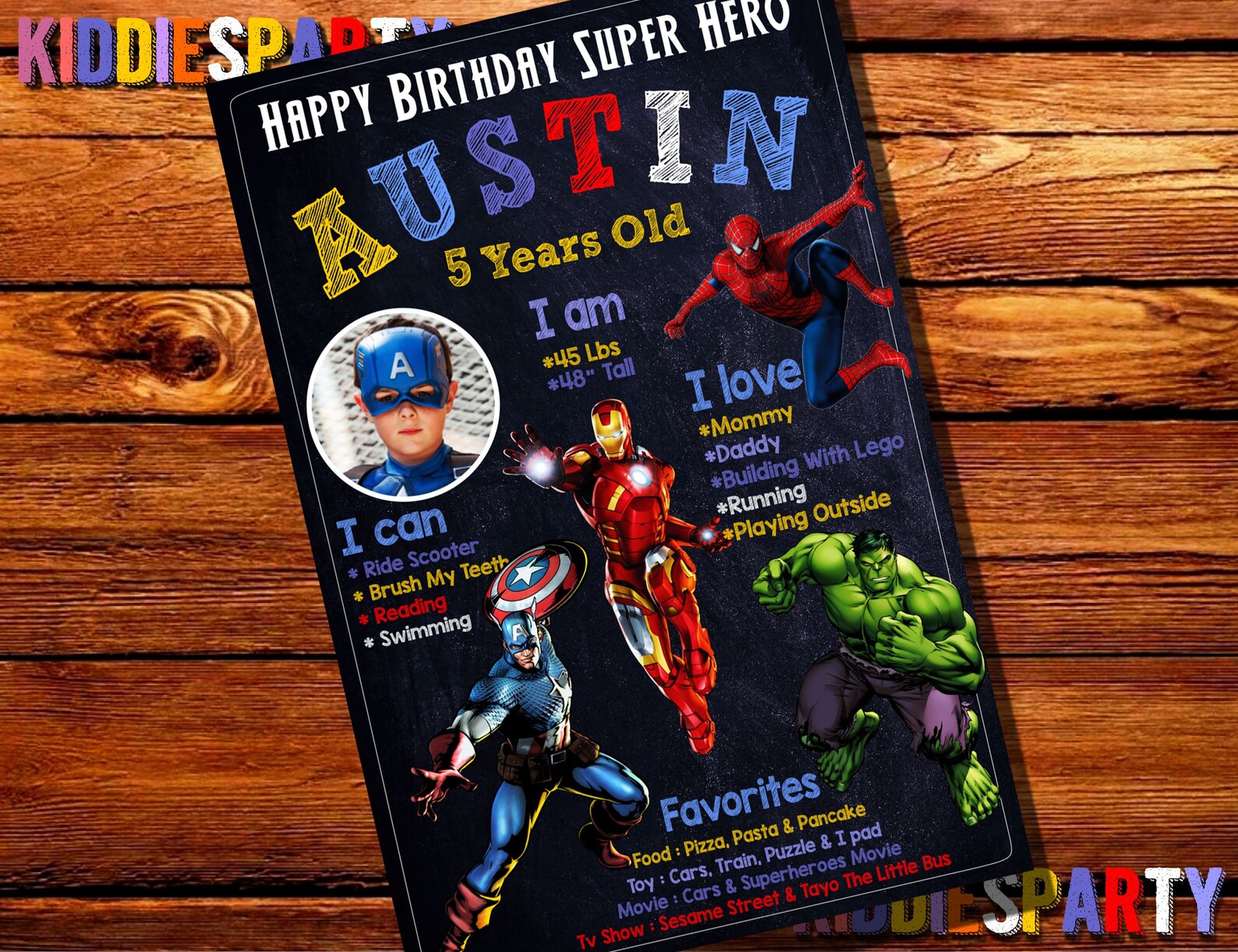Avengers Welcome Sign, Avengers Invitation, Avengers Birthday, Avengers ...
