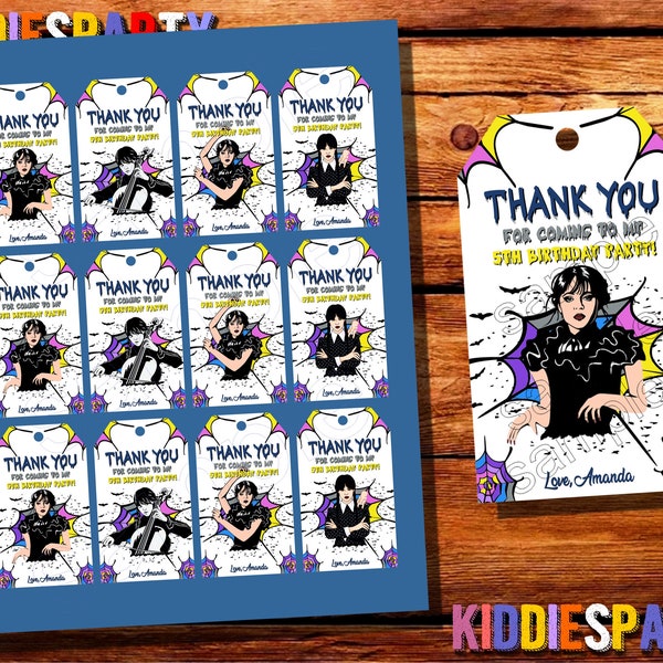 Addams Family Thank You Card - Etsy