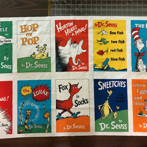 Dr.suess Book Covers - Etsy