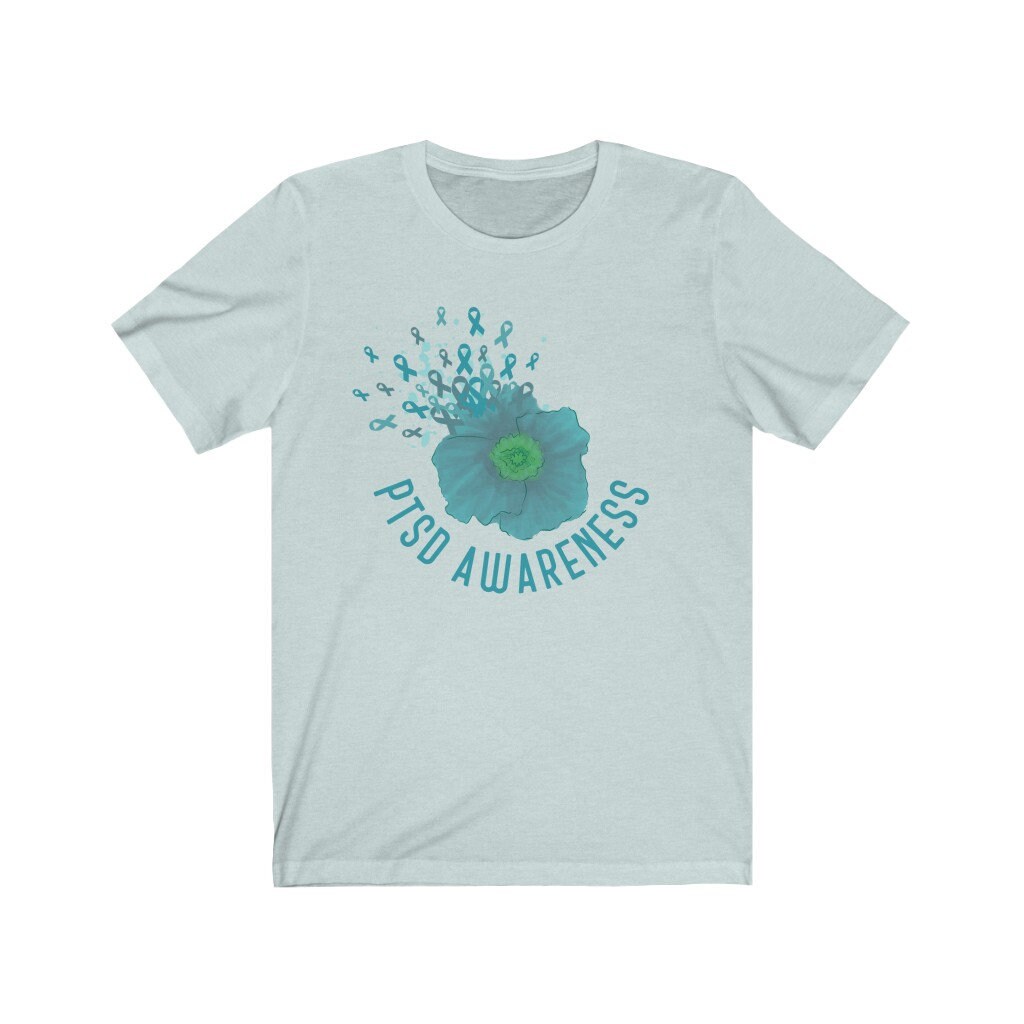 PTSD Awareness Teal Ribbons PTSD Warrior Mental Health - Etsy