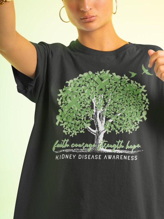 KIDNEY DISEASE AWARENESS Shirt Tree Shirt Kidney Disease | Etsy