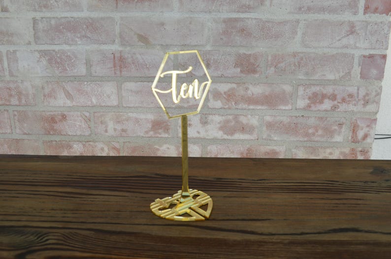 Asian American Wedding Table Number - Double Happiness Stand - Etsy
