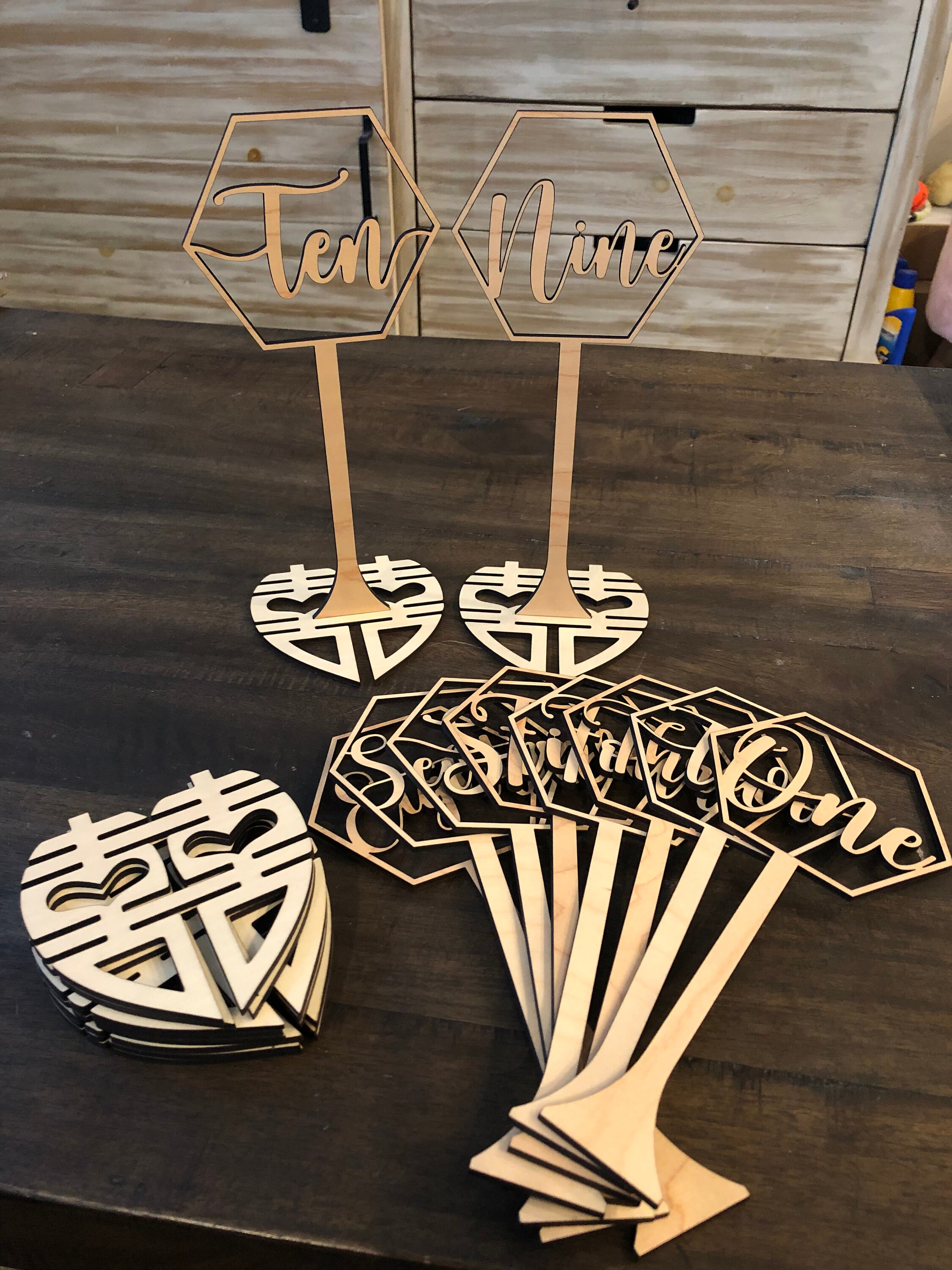 Asian American Wedding Table Number - Double Happiness Stand - Etsy