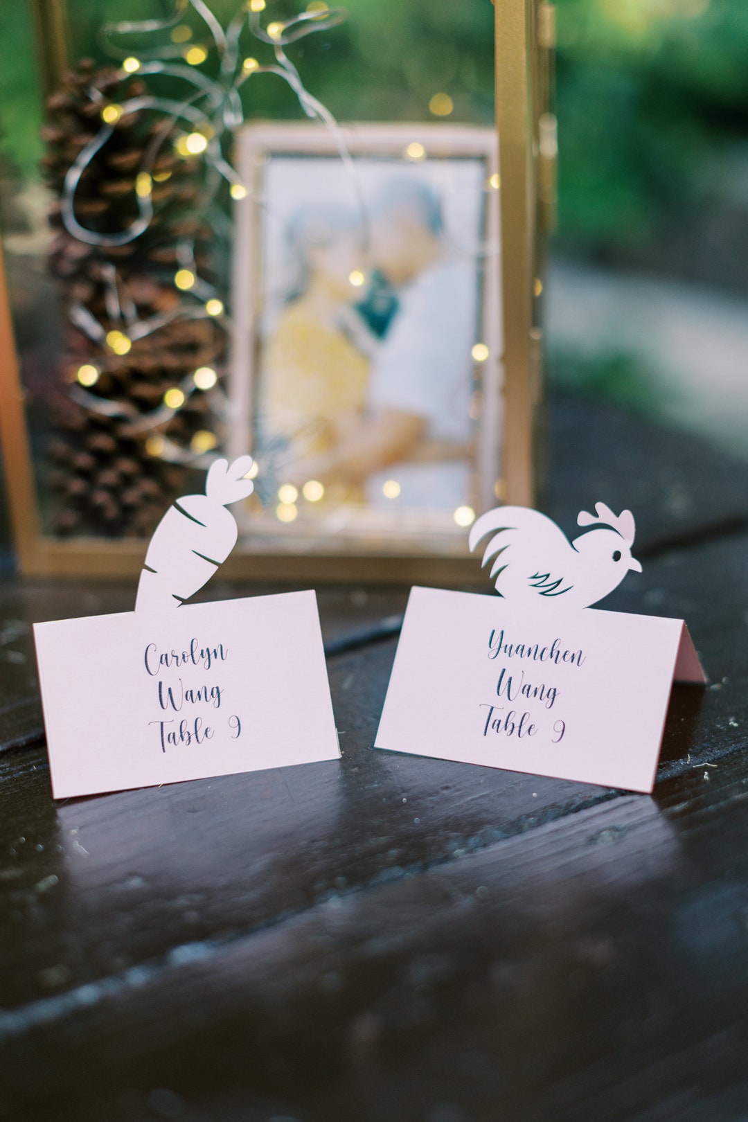 Pop up Meal Preference Place Cards for Wedding Guests - Etsy