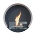 Round Bio Ethanol Wall Fireplace Black With Glass tori - Etsy