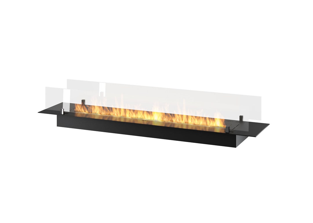 Insert Black Bio Ethanol Burner Insert 1500 MM Bio Ethanol Built-in ...