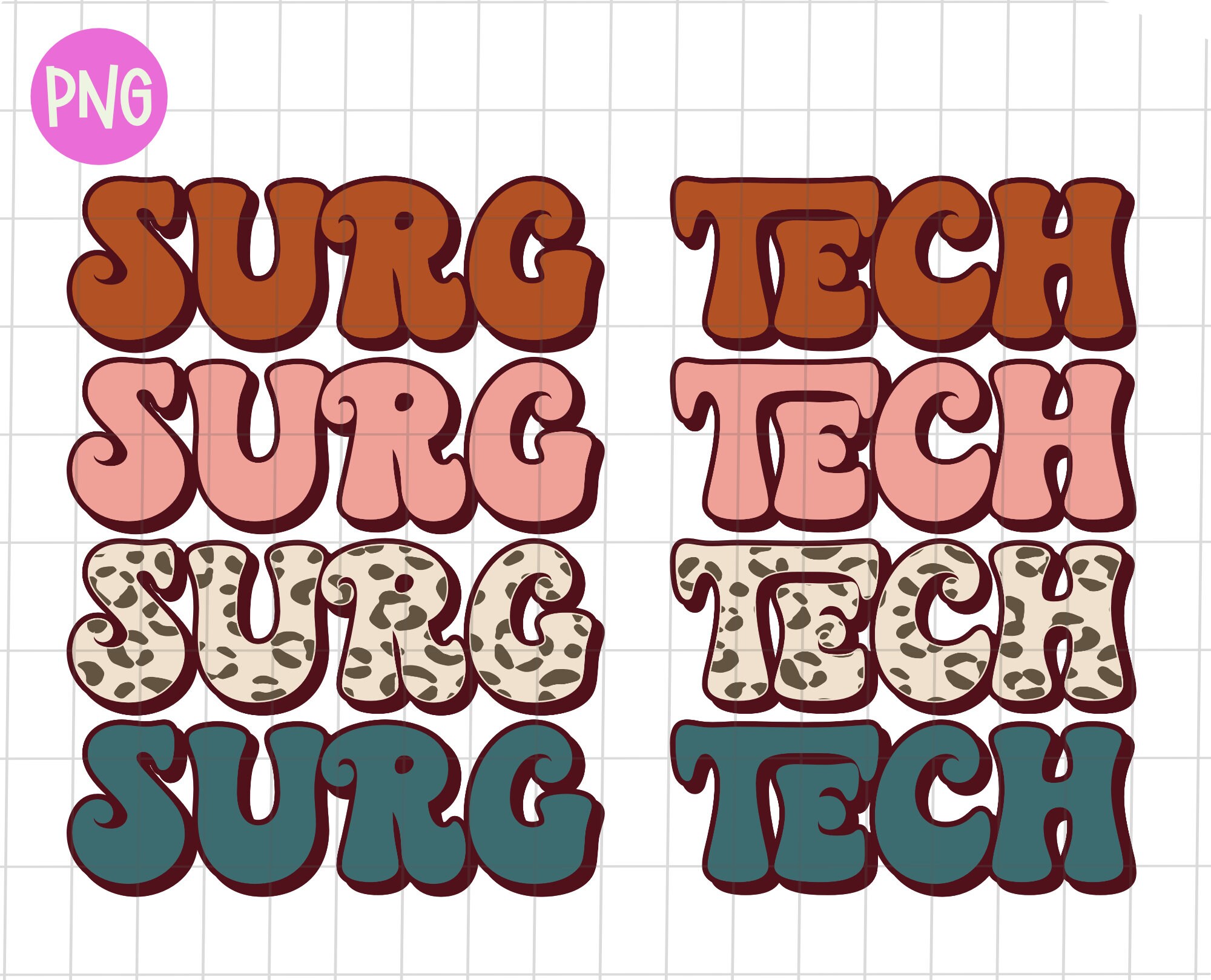 Surg Tech Sublimation Png, Surg Tech Png, Surg Tech T-shirt Png, Wavy ...