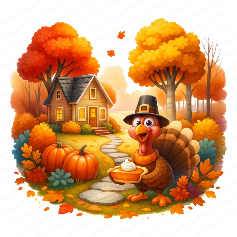 10 PNG Pumpkin Autumn Clipart PNG, Fall Harvest Pumpkins & Grapes ...