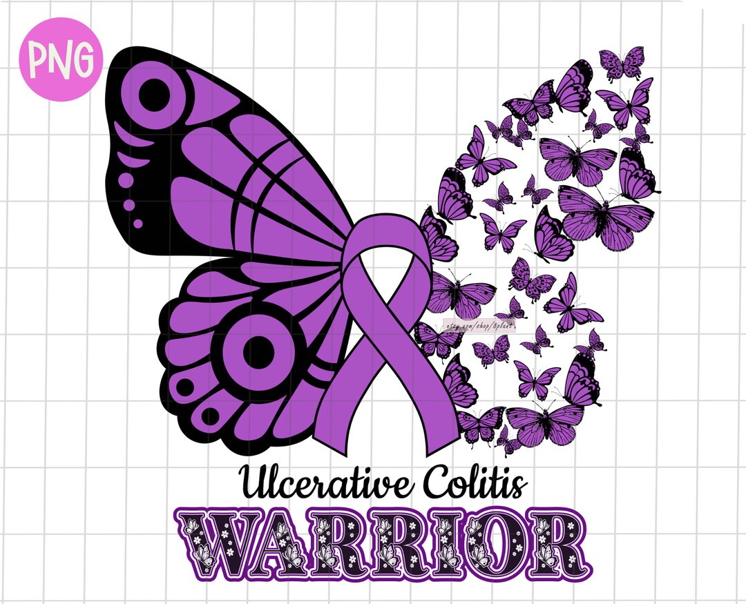 Ulcerative Colitis Warrior Png, Ulcerative Colitis Butterfly Png ...