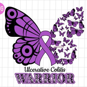 Ulcerative Colitis Warrior Png, Ulcerative Colitis Butterfly Png ...