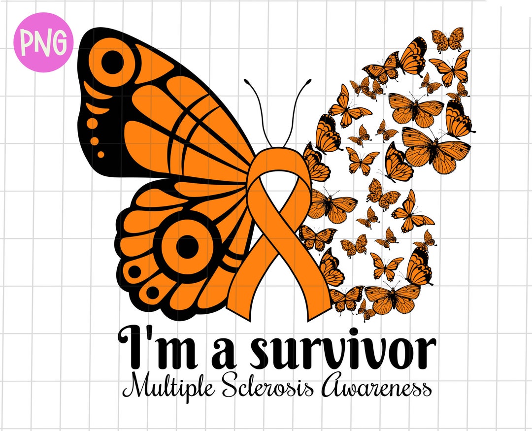Multiple Sclerosis I Am a Survivor Png, Multiple Sclerosis Purple ...