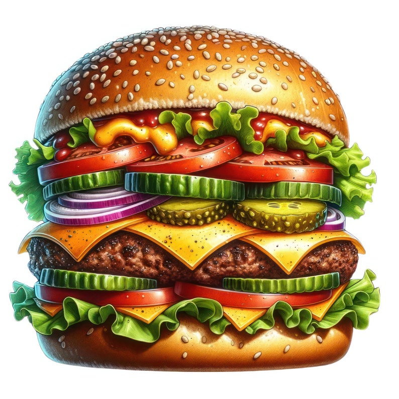 20 PNG/JPG Delectable Food Clipart, Food Clipart Bundle Png, Street ...