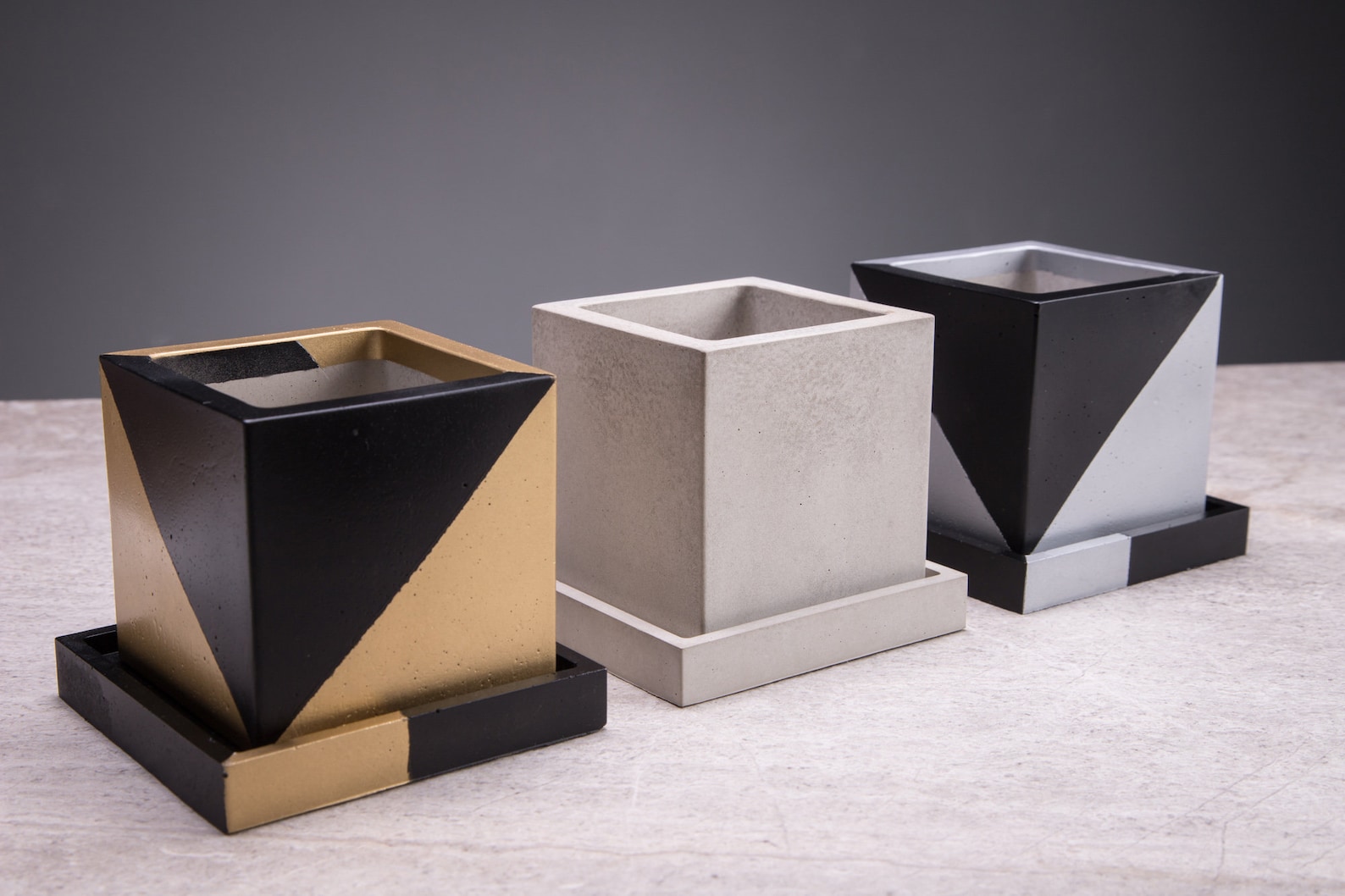 Cube Concrete Succulent Planter for Indoor Use Concrete - Etsy