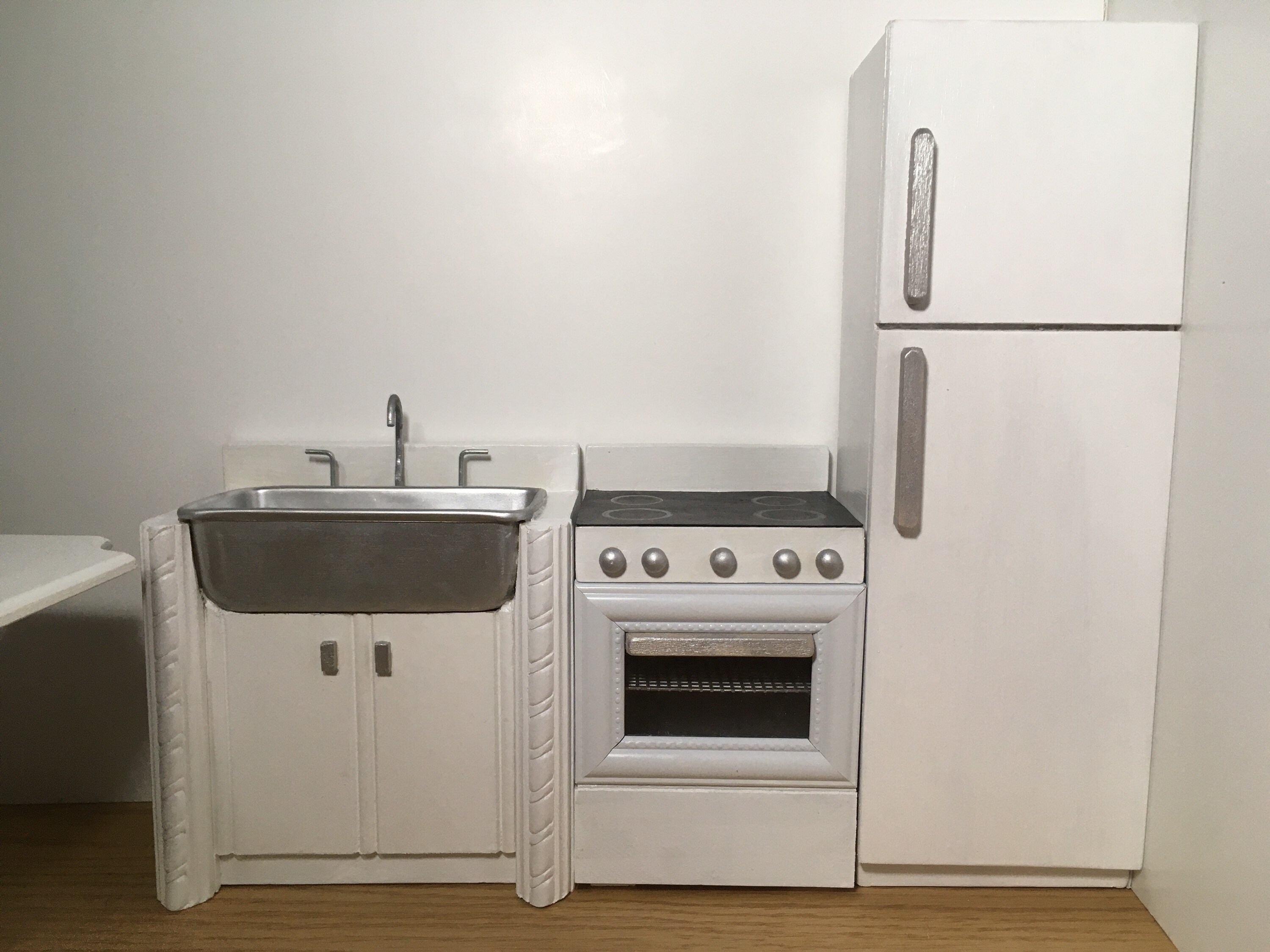 Kitchen/dining Full 6 Pc. Set. Playscale Nautical 1/6 Scale Dollhouse ...