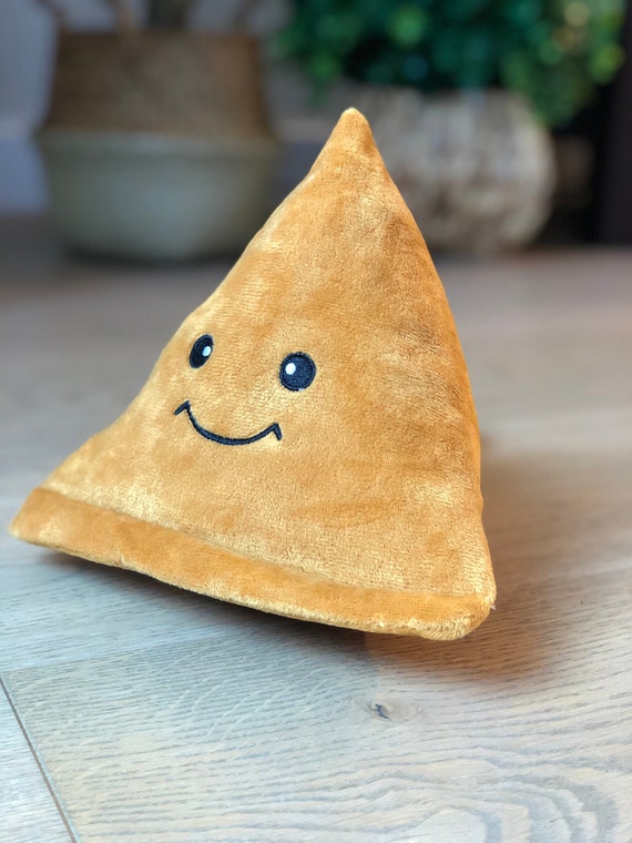 Samosa Plush Chew Toy for Pets - Etsy